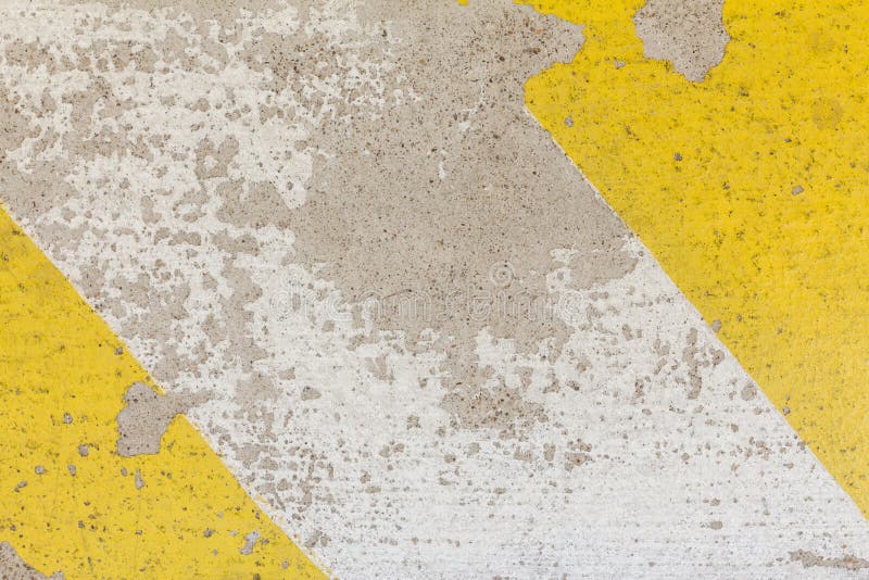 Close-up of Rough Speed Bump in Yellow and Black Color Texture, Stock ...