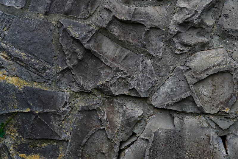 Detailed View Stone Wall Rustic Texture Perfect Backgrounds Stock ...