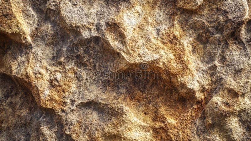 Close-up of a Rough, Textured Sandstone Surface Stock Illustration ...