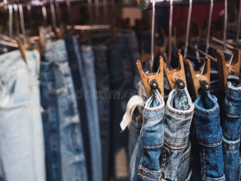 Hanging Jeans Stock Images - Download 2,868 Royalty Free Photos