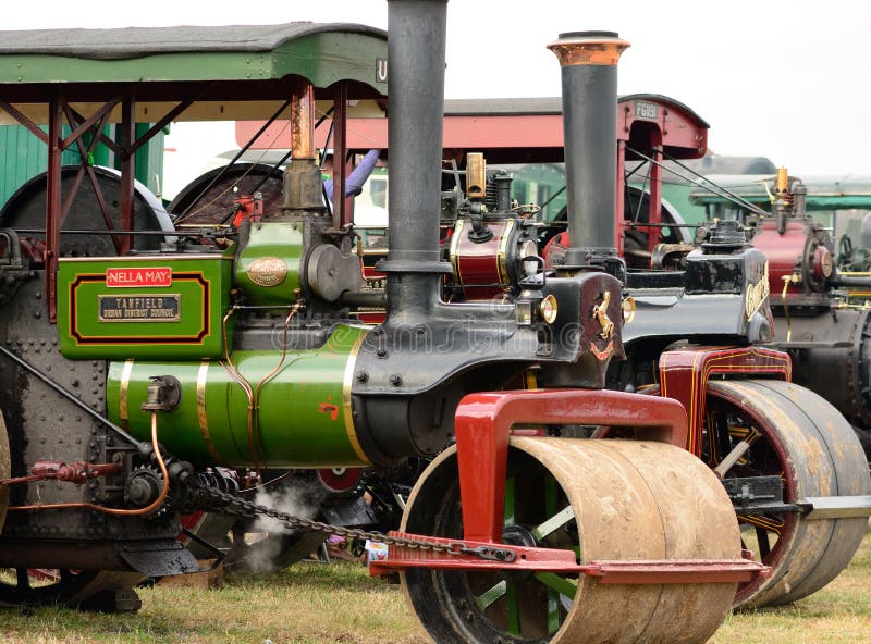 Traction Engines at a Steam Fair Editorial Stock Image - Image of power ...