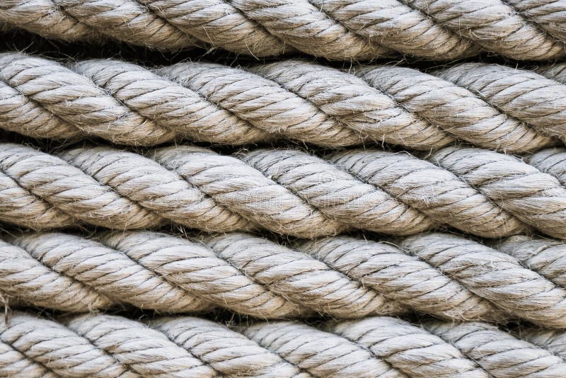 Twisted Rope Cable in Lines Stock Image - Image of boat, industrial ...