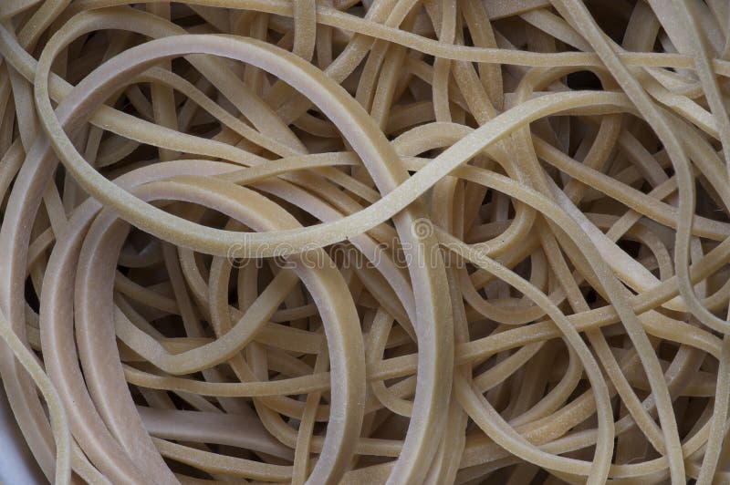 Close Up of Rubber Bands in an Office Stock Image - Image of circular ...