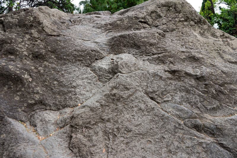 Close-Up of Rugged Rock Texture with Natural Patterns Stock Photo ...