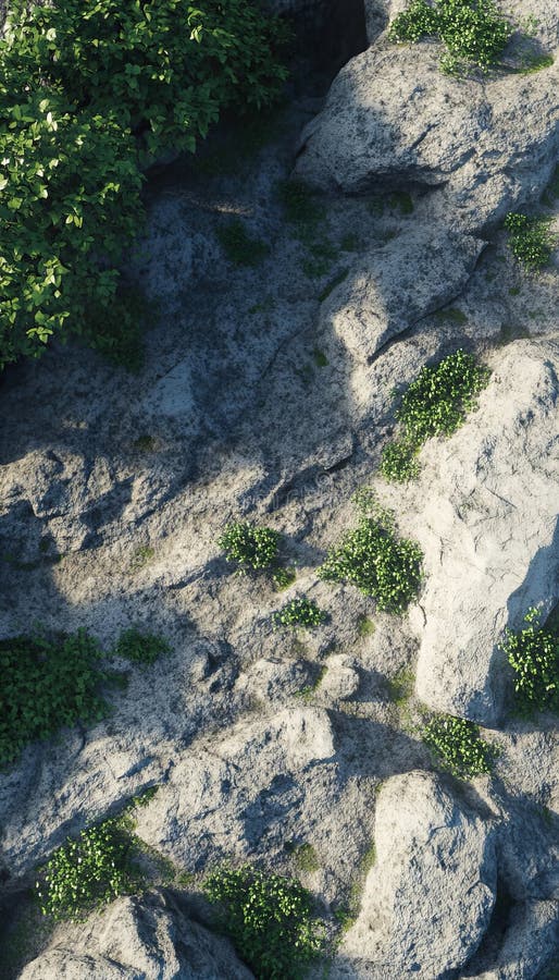 Close Up of Rugged Terrain Featuring Dangerous Cliffs and Dramatic ...