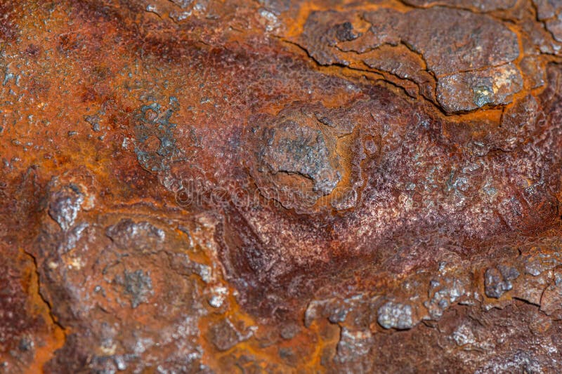 A Close Up of Rust As Texture, Background Stock Image - Image of ...
