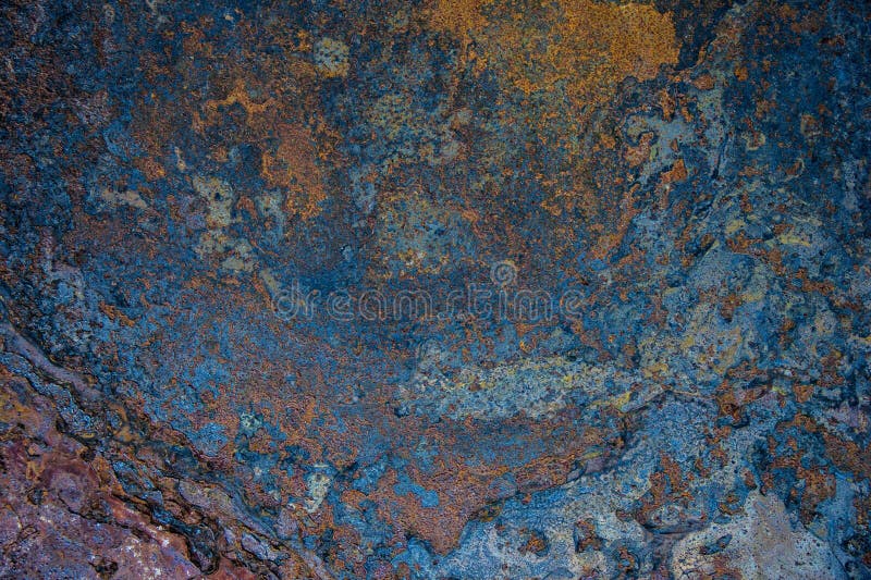 Close-up of a Rust-covered Rock with a Distressed, Aged Texture Stock ...