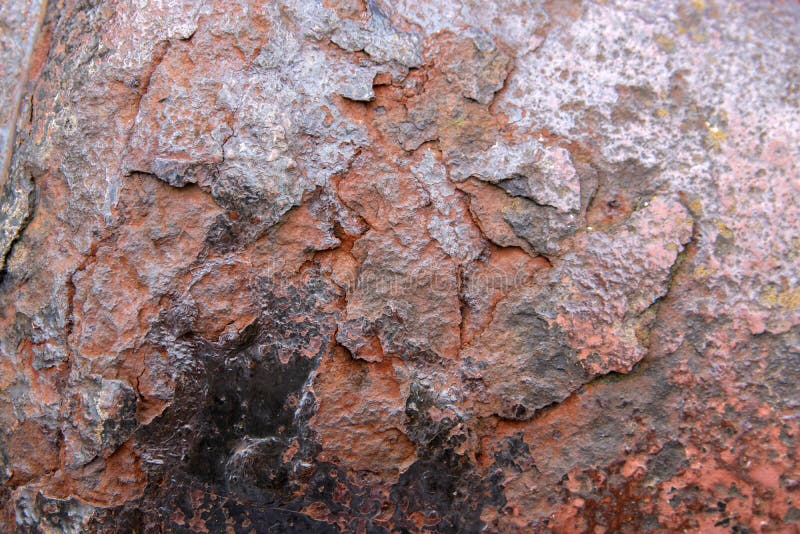 Close Up of Rust on Iron stock photo. Image of dark - 191203288