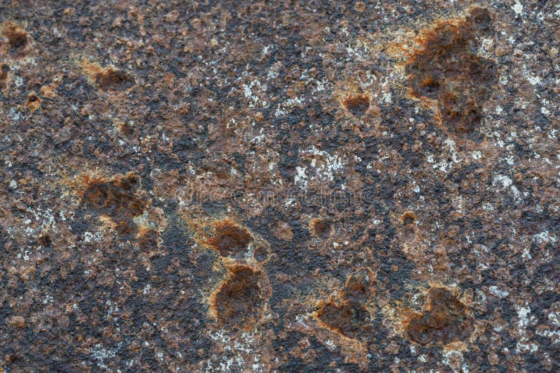 Close-up of Rust on a Metal Surface Stock Photo - Image of obsolete ...