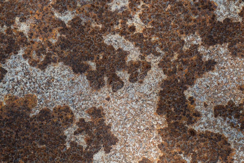 Close-up of Rust on a Metal Surface Stock Image - Image of paint, decay ...