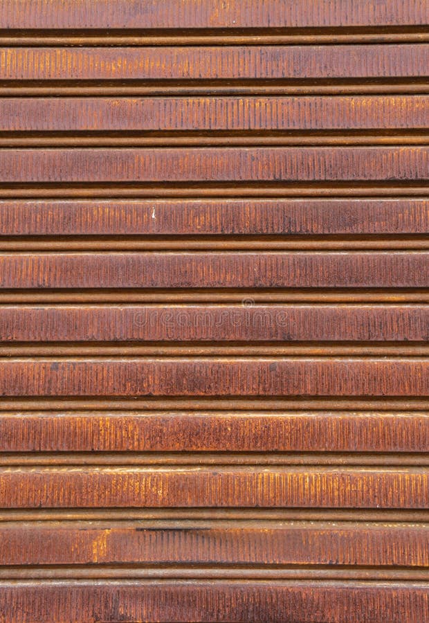 Close-up of a Rusted and Deteriorated Metal Fence Stock Photo - Image ...