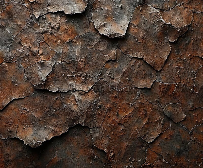 Close Up of a Rusted Metal Surface Stock Illustration - Illustration of ...