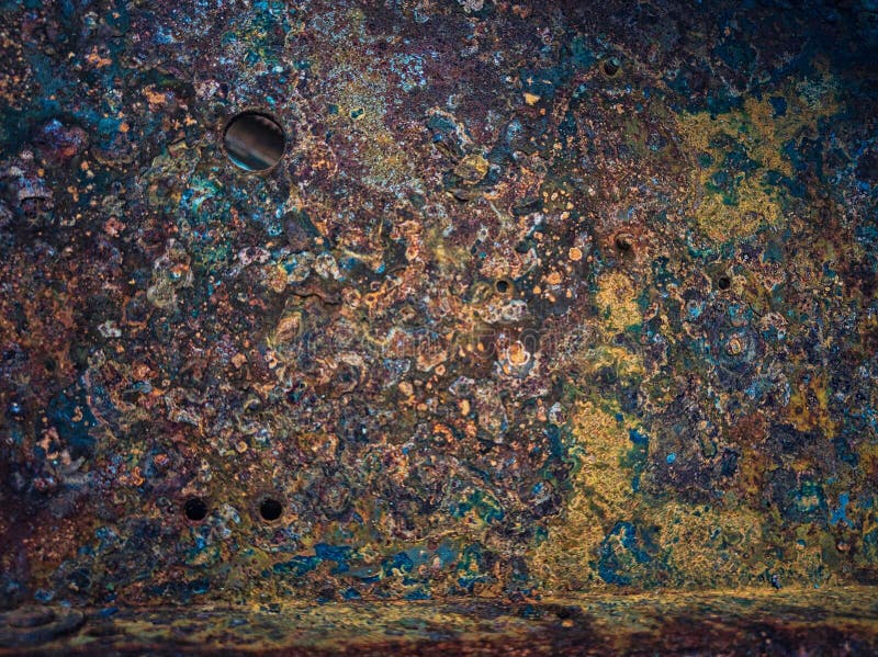 Close up of a rusted panel stock photo. Image of ripped - 255768328