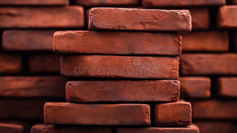 Rustic Clay Houses on Wooden Surface Stock Illustration - Illustration ...