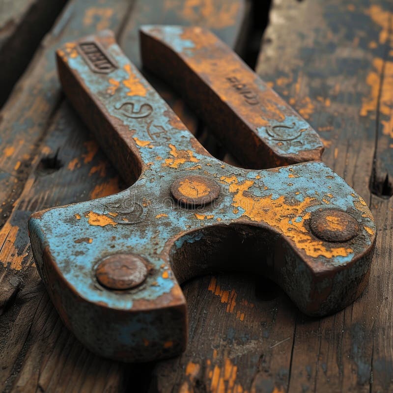 Close-Up of Rustic Tools, Worn and Rustic Details of Tools. Stock ...