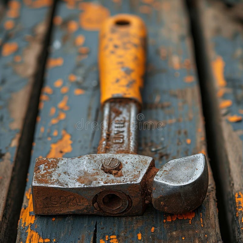 Close-Up of Rustic Tools, Worn and Rustic Details of Tools. Stock ...