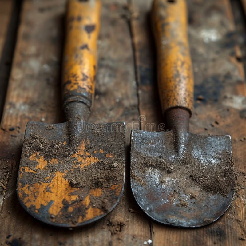 Close-Up of Rustic Tools, Worn and Rustic Details of Tools. Stock ...