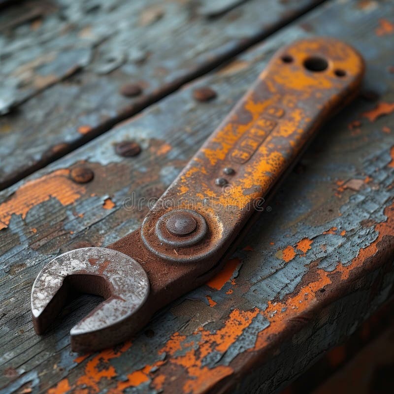 Close-Up of Rustic Tools, Worn and Rustic Details of Tools. Stock ...
