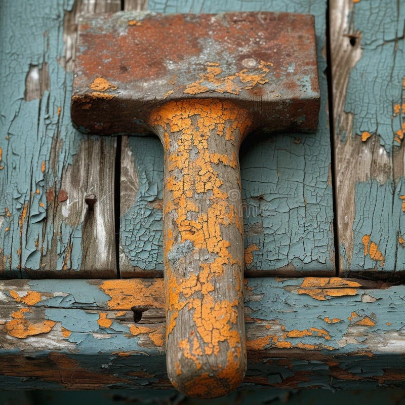 Close-Up of Rustic Tools, Worn and Rustic Details of Tools. Stock ...