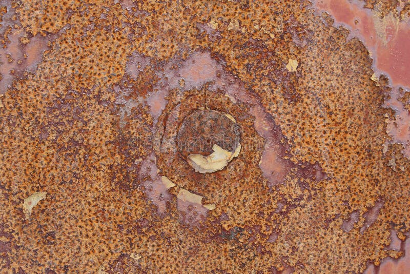 A Close-up of Rusting Metal Stock Photo - Image of rotten, brown: 159911764