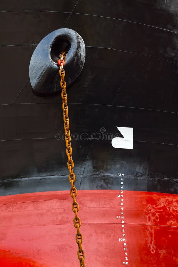 Anchor Chains stock image. Image of nautical, high, hull - 30041697