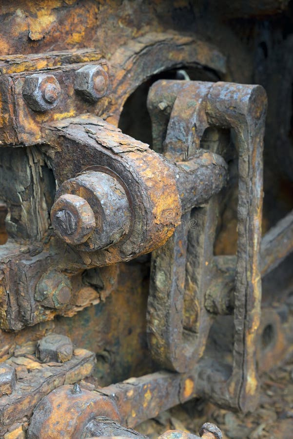 Close-up of rusty gears stock image. Image of mechanism - 100203785