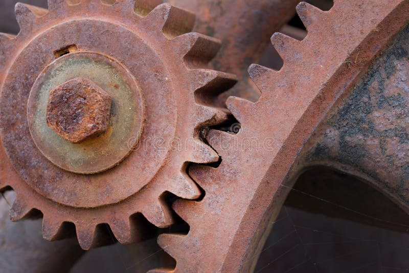 Close Up of Rusty Gears Interlocking on a Machine Stock Image - Image ... Close Up of Rusty Gears Interlocking on a Machine Stock Image - Image ...