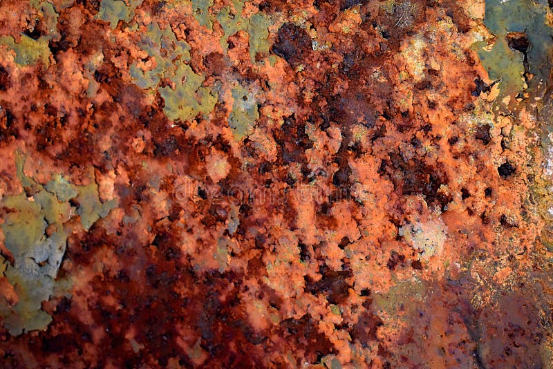 Rust Close Up stock image. Image of surface, rust, yellow - 137709241