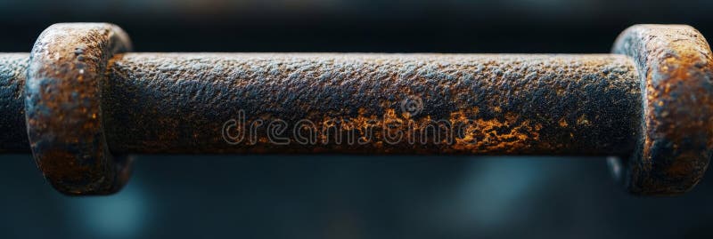 Rusted Metal Pipe CloseUp a Closeup of a Rusty Metal Pipe Showcasing ...
