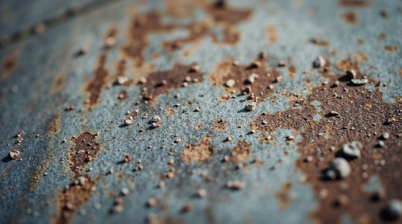 Rust-streaked Corroded Concrete Surface in Close-up Stock Illustration ...