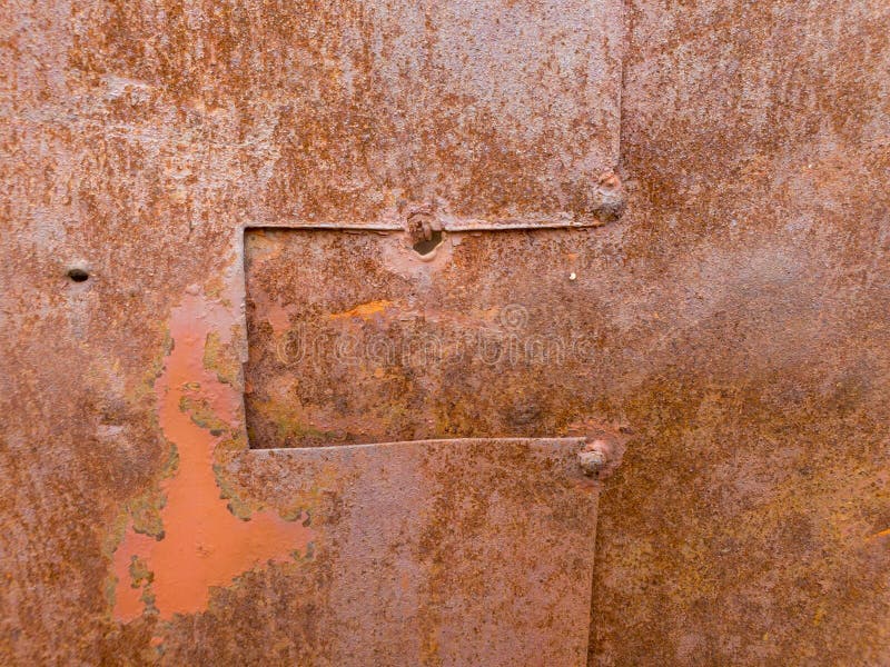 Rusty Old Poorly Made Metal Surface Welding Stock Image - Image of ...