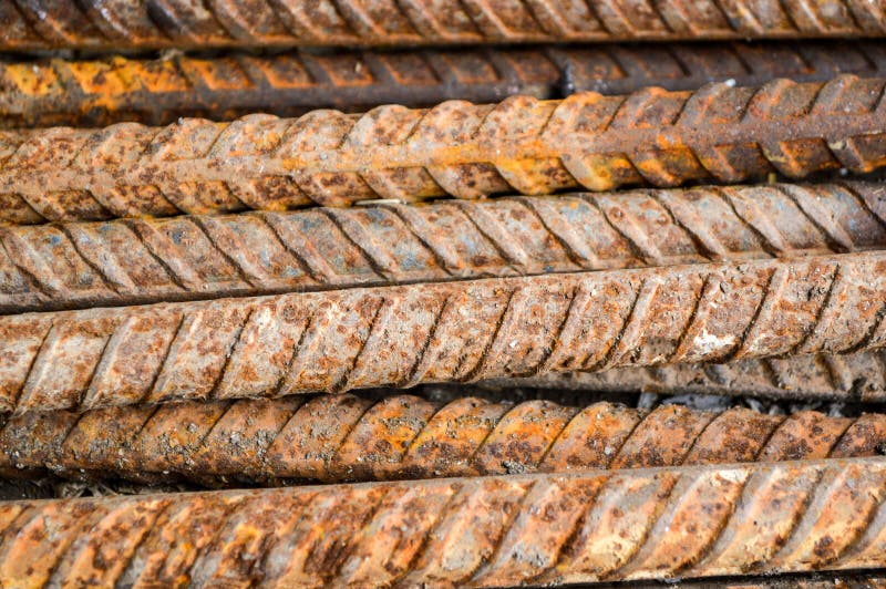 Rusty rods texture stock image. Image of iron, industry - 112871129