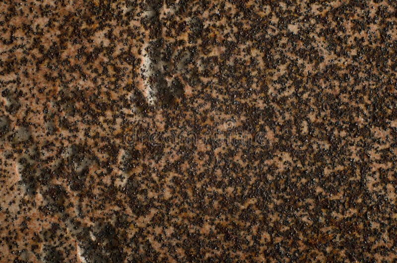 Close-up of Rusty Rough Surface, Textured Grunge Background. Macro ...