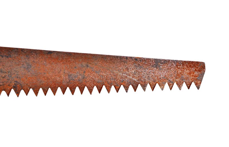 Close Up of Rusty Saw Blade Stock Photo - Image of dirty, closeup: 29672794