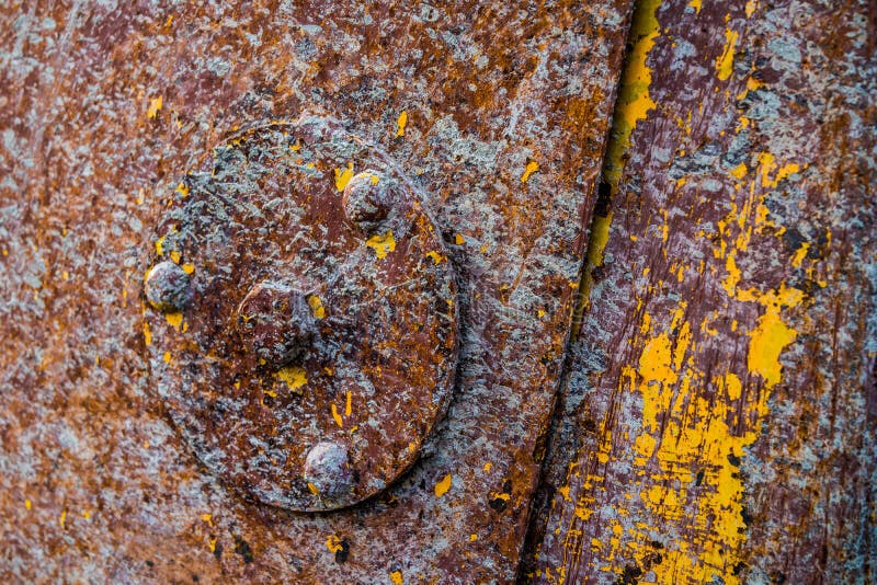Rusty Steel Close Up Texture Stock Photo - Image of iron, painted: 99731604