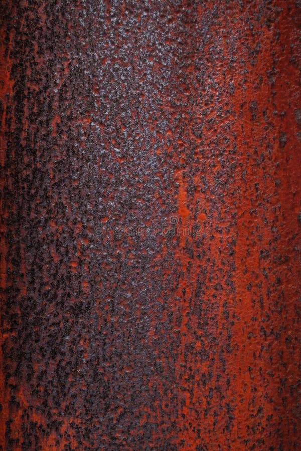 Close Up Rusty Steel Texture, Vertical Stock Image - Image of ...