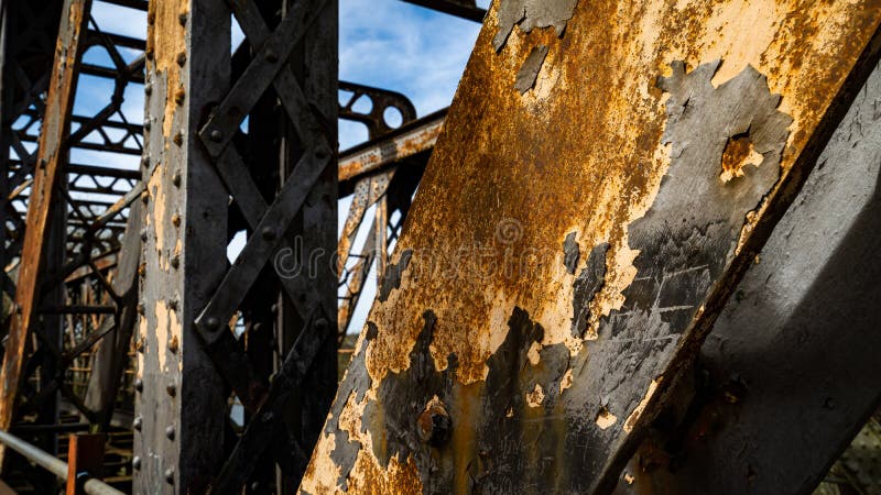 Extensive Surface Rust on the Surface of a Structural Steel/iron Bridge ...