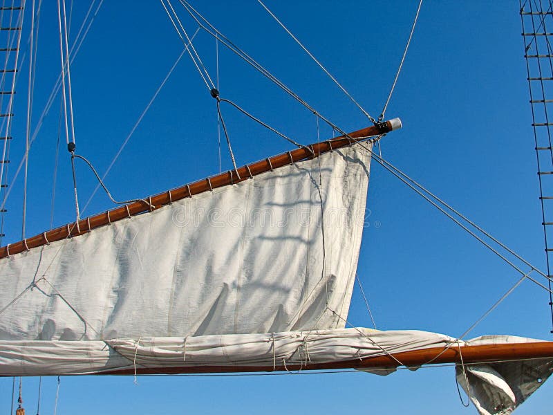 Close up of Sail stock photo. Image of rope, tall, high - 14730452