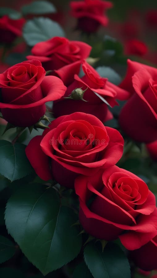 Close up of Rose flowers stock illustration. Illustration of fresh ...