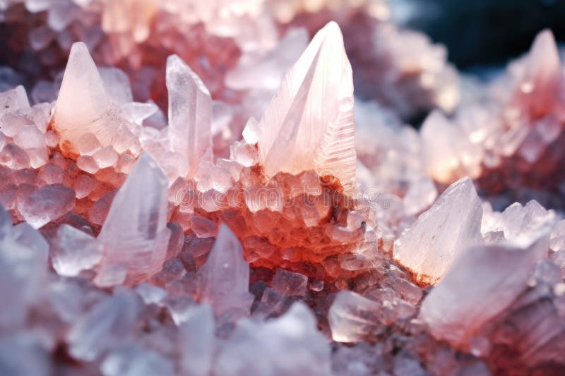 Close-up of Salt Crystal Formations on the Ground Stock Image - Image ...