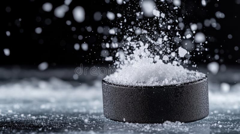 Close-up of Salt Granules Falling on Kitchen Countertop Stock ...