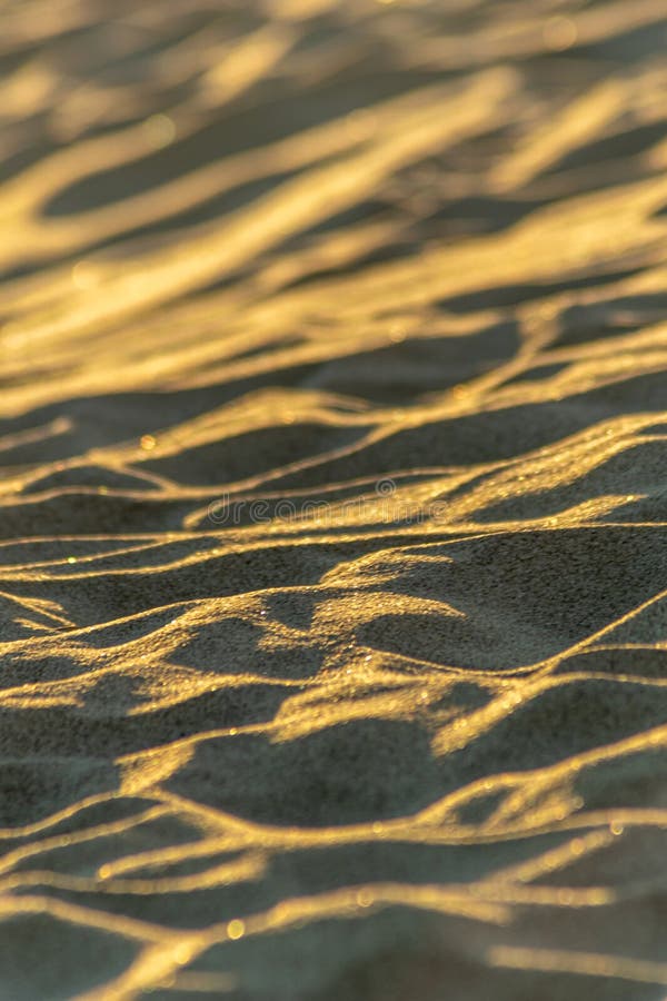 Detailed Sand Texture with Warm Lighting, Beach Sand with Abstract ...