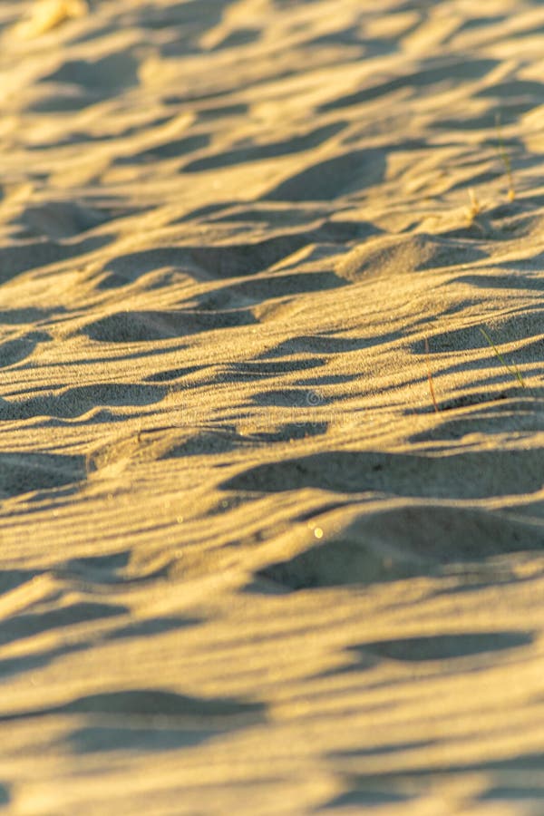 Close-up of Sand with Contrasting Light and Shadows, Detailed Sand ...