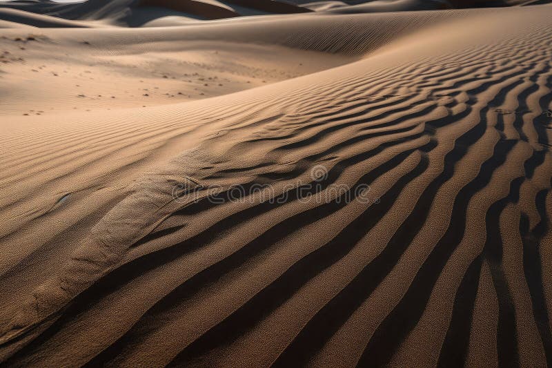 Close-up of Sand Dunes, with Patterns and Textures Visible Stock ...