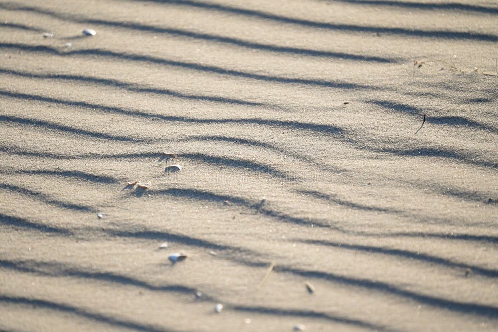 Close-up of Sand Texture with Wavy Pattern Stock Image - Image of line, abstract: 387620509
