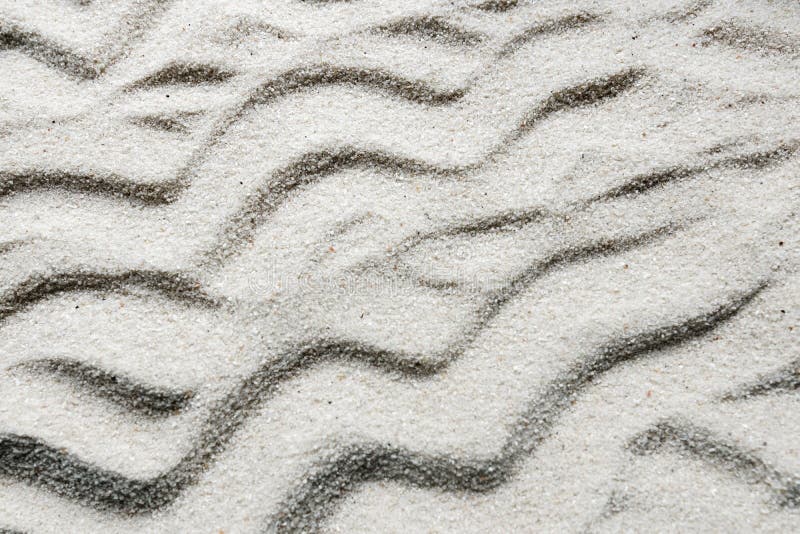 Close Up Sand with Wavy Lines. High Quality Photo Stock Illustration ...