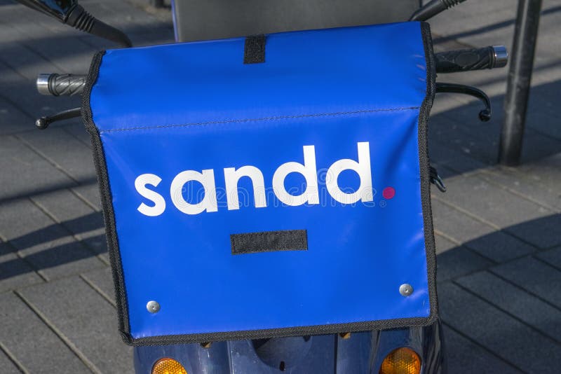 Close Up of a Sandd Logo at Amsterdam the Netherlands 2019 Editorial ...