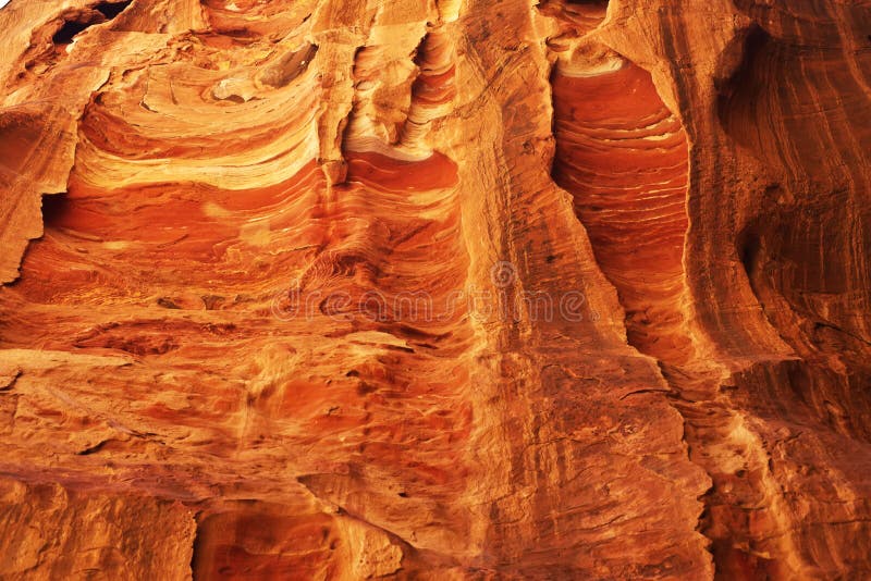 Fault in Sandstone Strata Deformation Stock Photo - Image of brittle ...
