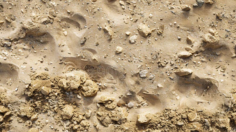 Close Up of Sandy Soil with Small Rocks and Pebbles Stock Illustration ...
