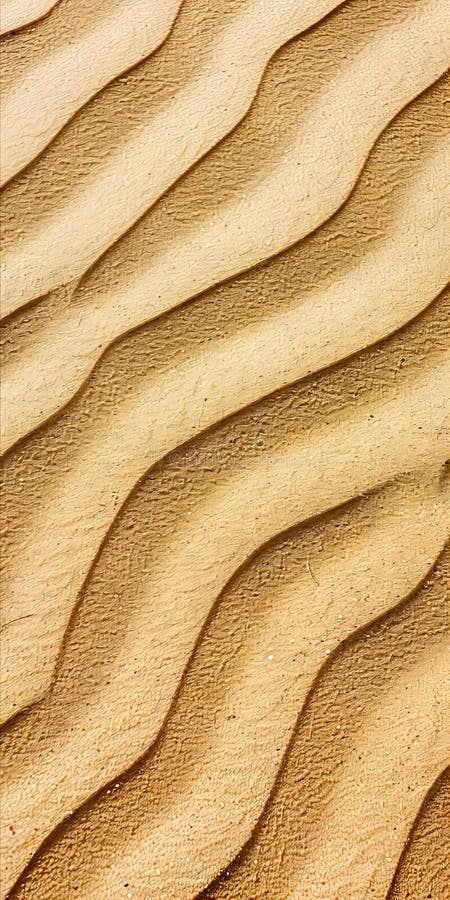 A Close Up of a Sandy Surface Stock Image - Image of beige, ripple ...